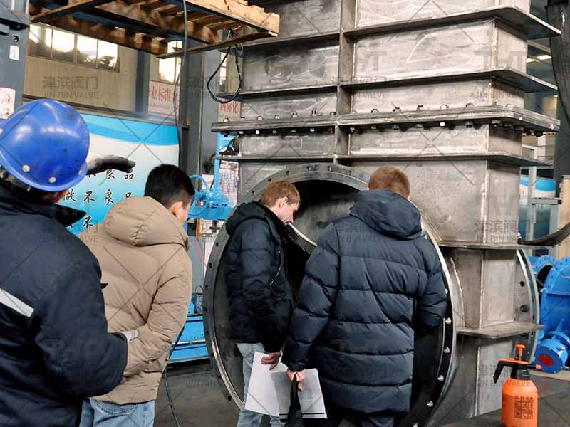 Welcome Russian customers to visit the factory